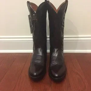 Dan Post | Shoes | Dan Post Cherry Mignon Leather Black Boots Dp212r ...